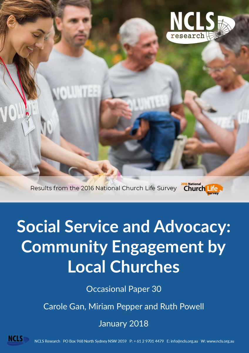 Social Service and Advocacy: Community Engagement by Local Churches ...