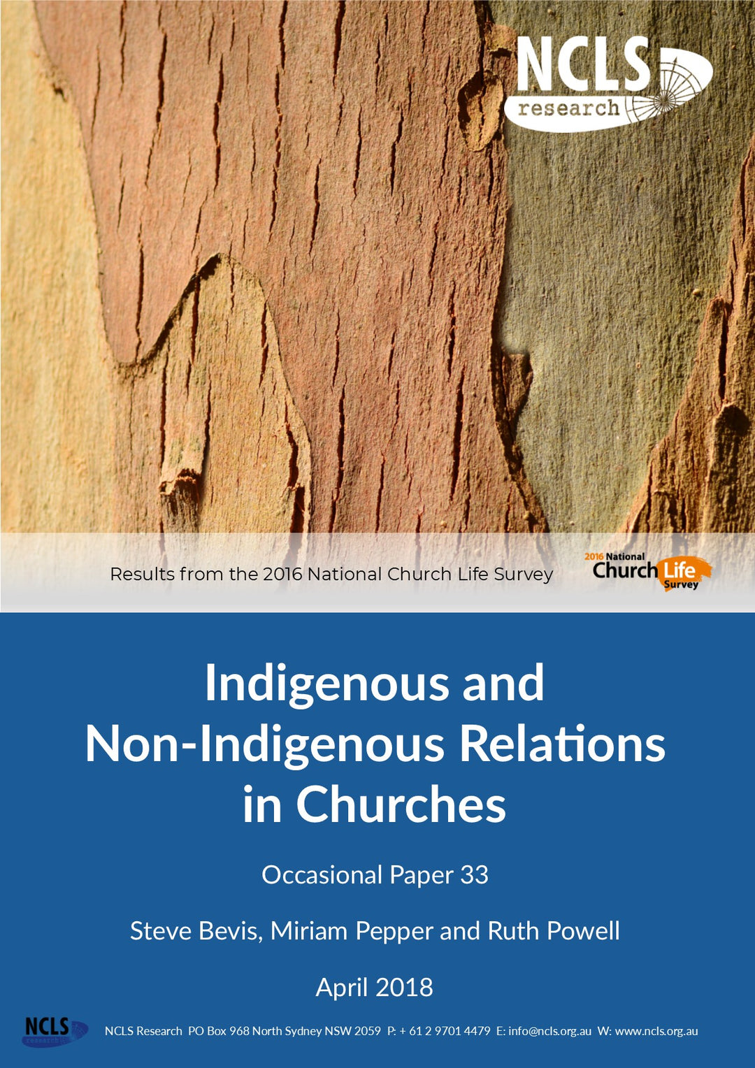 Indigenous and Non-Indigenous Relations in Churches – NCLS Research